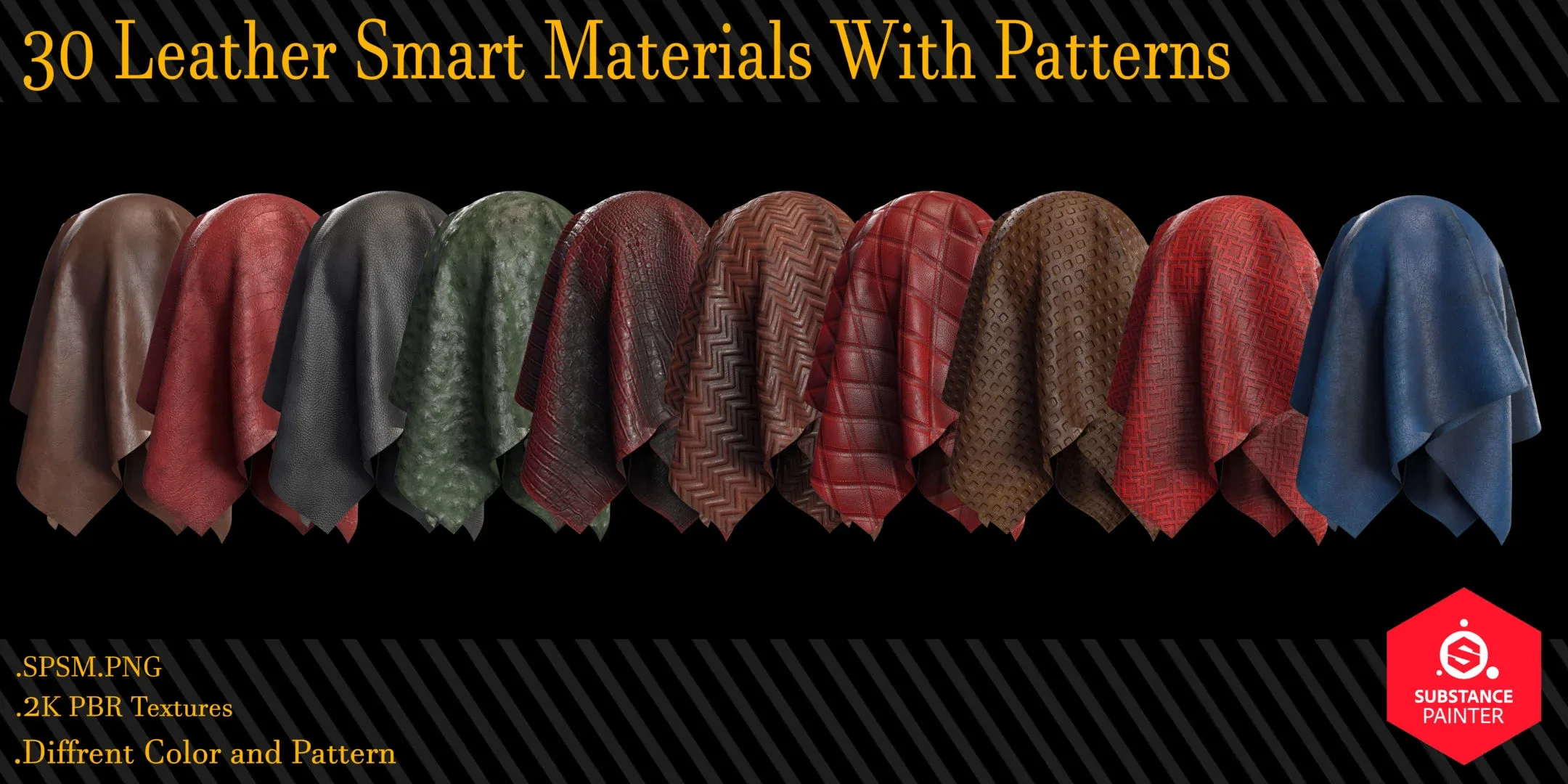 30 Leather Smart Materials With - FlippedNormals