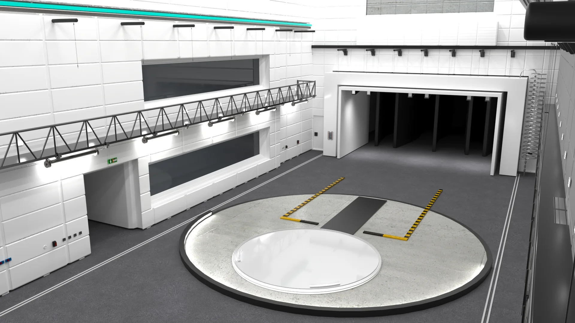 Interior Wind Test Garage - FlippedNormals