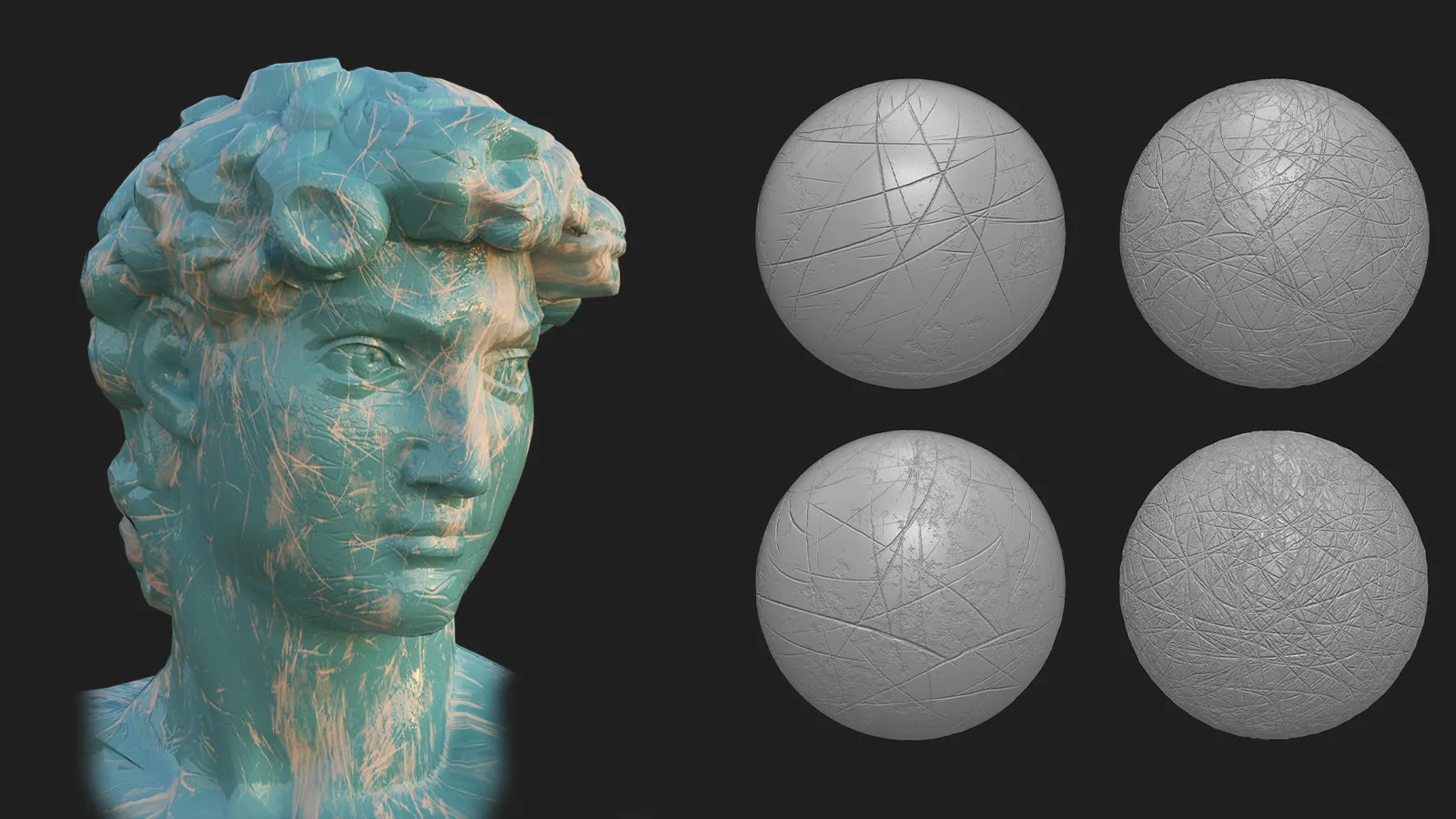 120 (Heightmap+Normal) Dirt, Scratch - FlippedNormals