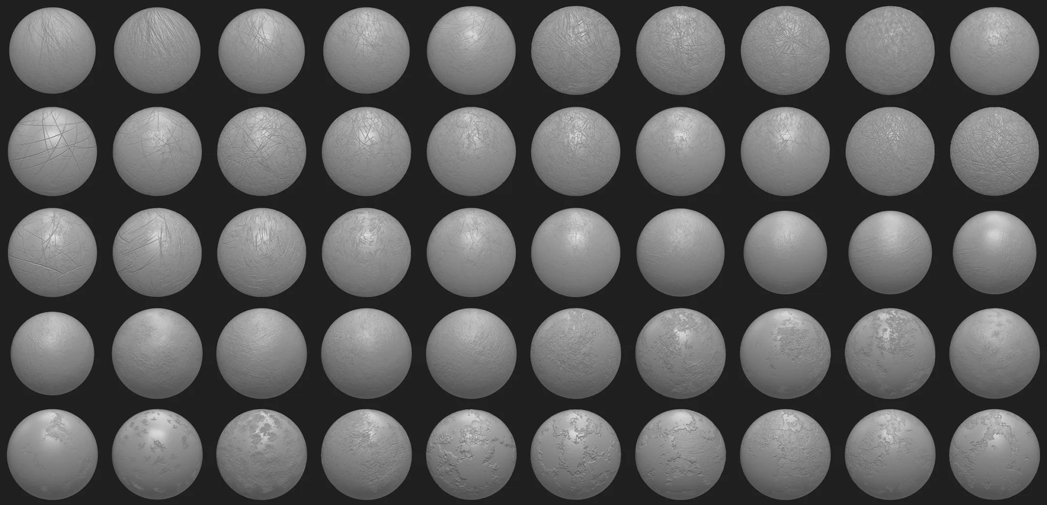 120 (Heightmap+Normal) Dirt, Scratch - FlippedNormals