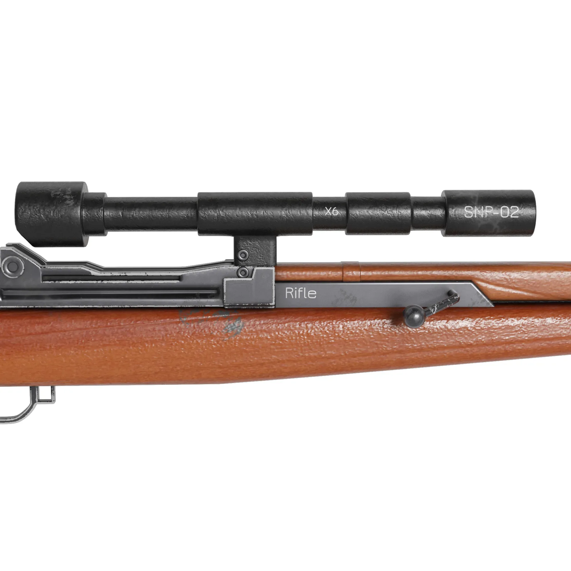 Rifle Gun Wood - FlippedNormals