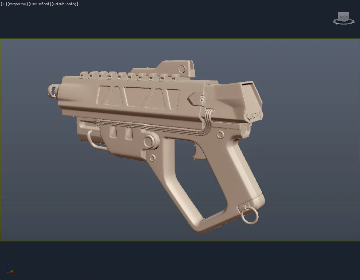 Scifi Weapon Flippednormals