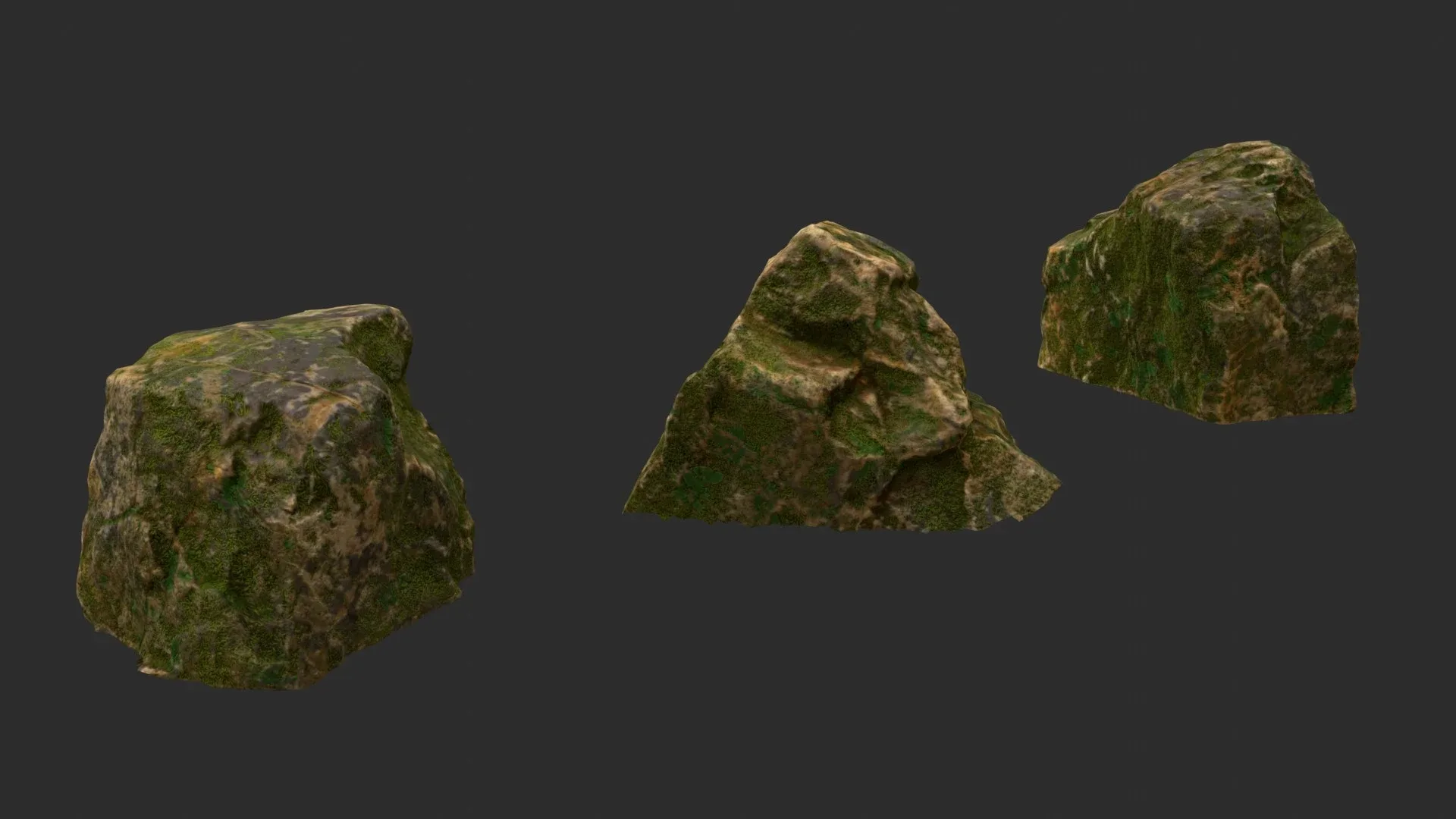 Photoscanned Rocks 01 - FlippedNormals