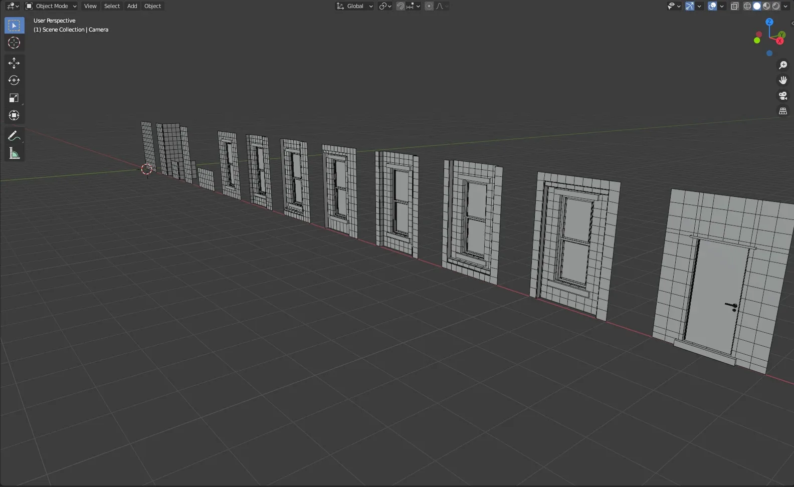 Abandoned building modular kit - FlippedNormals