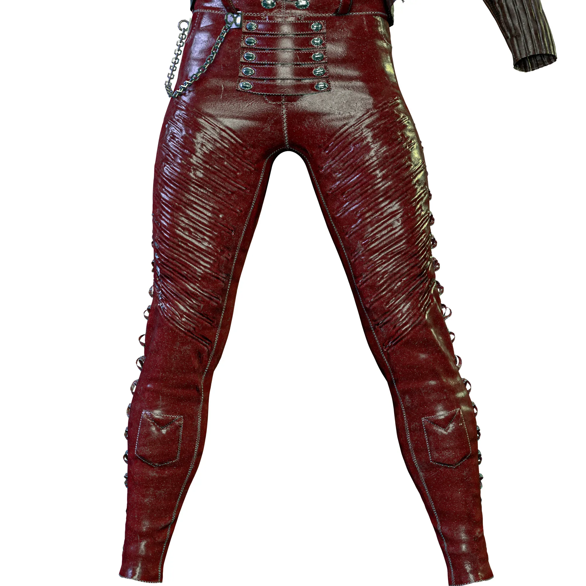 Punk Outfit (Marvelous Designer - FlippedNormals