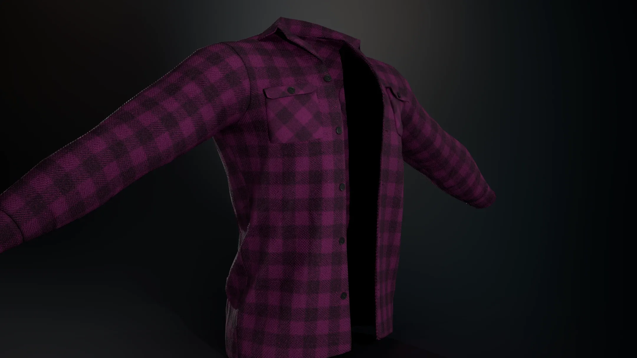 Pink Flannel Shirt - FlippedNormals