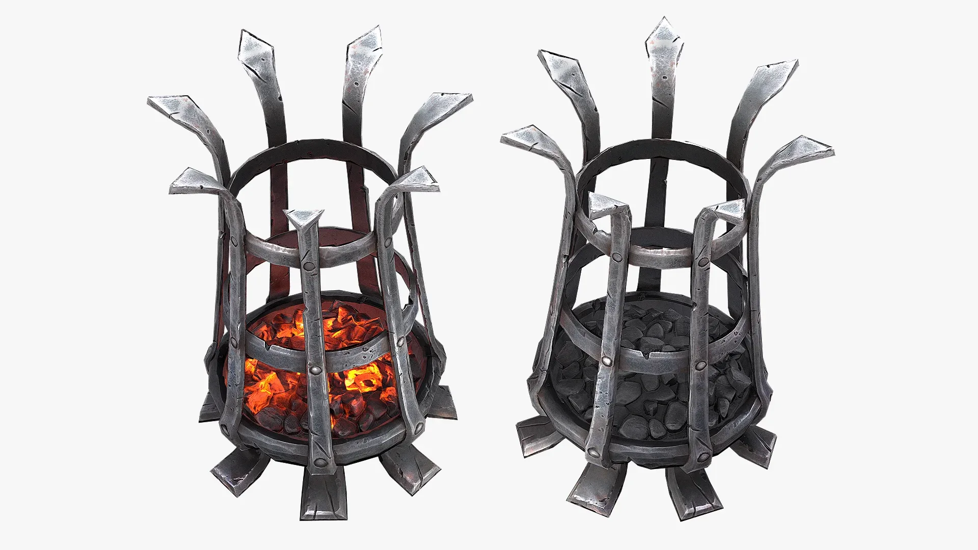 Medieval Brazier - FlippedNormals