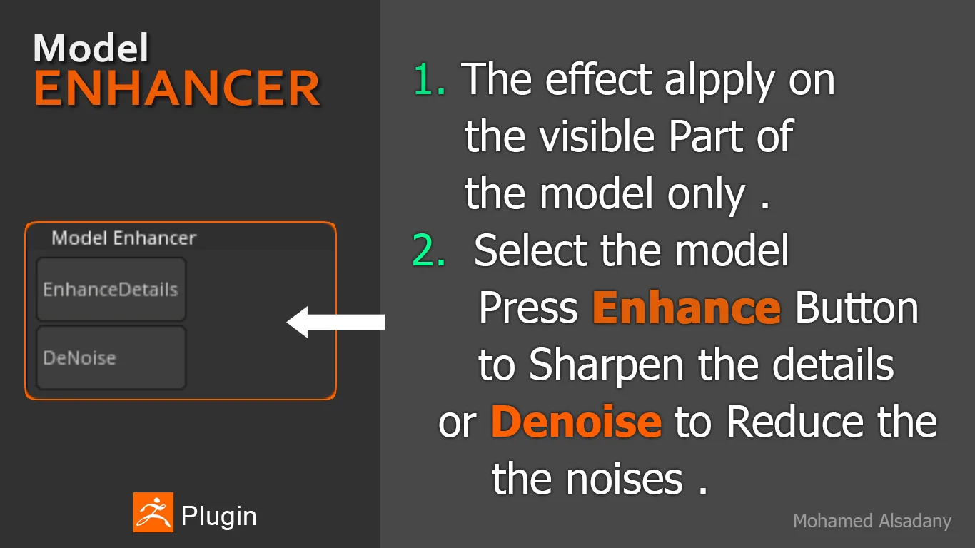 Model Enhancer - ZBrush Plugin - FlippedNormals