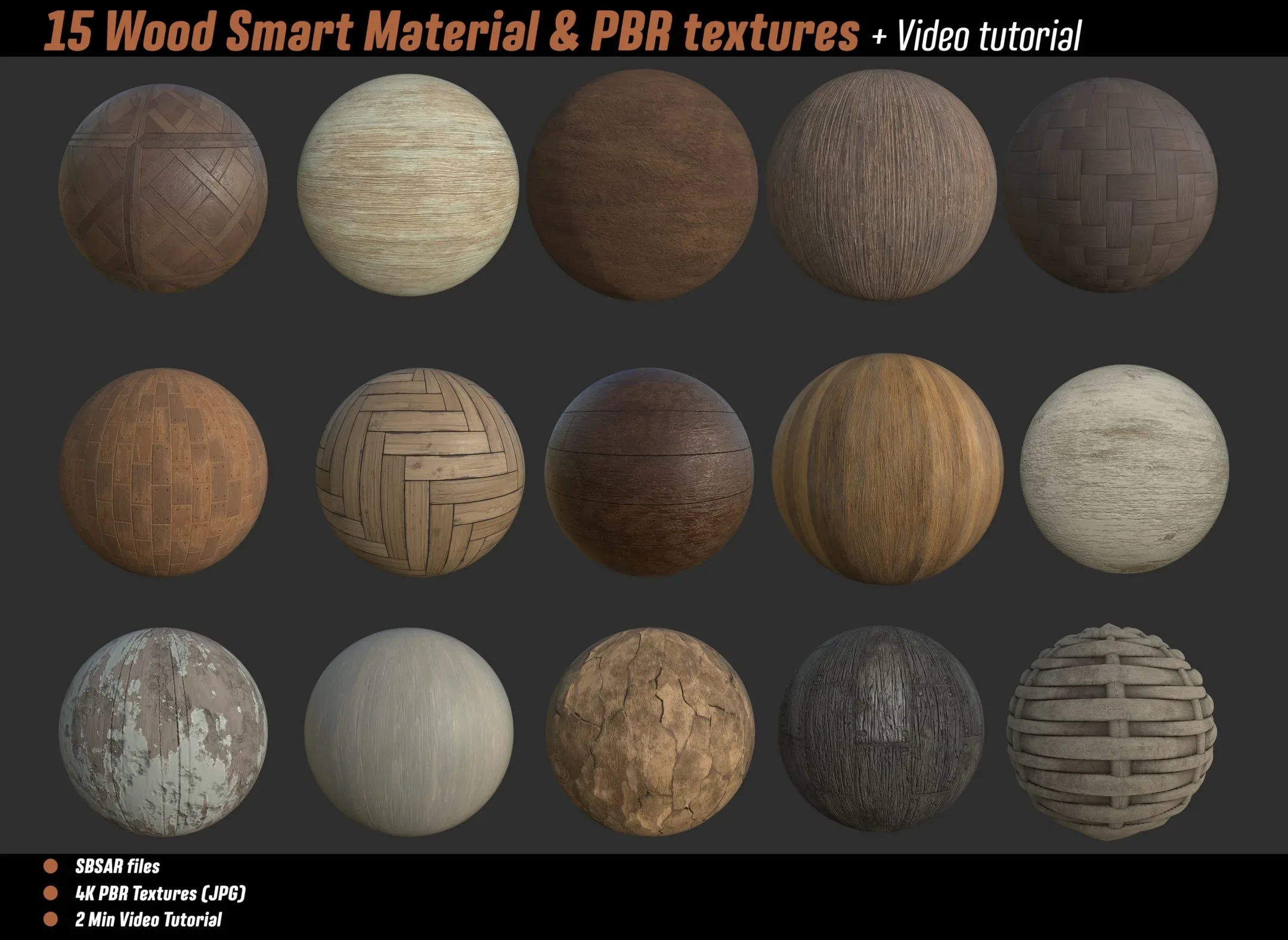 15 Wood Smart Material - FlippedNormals