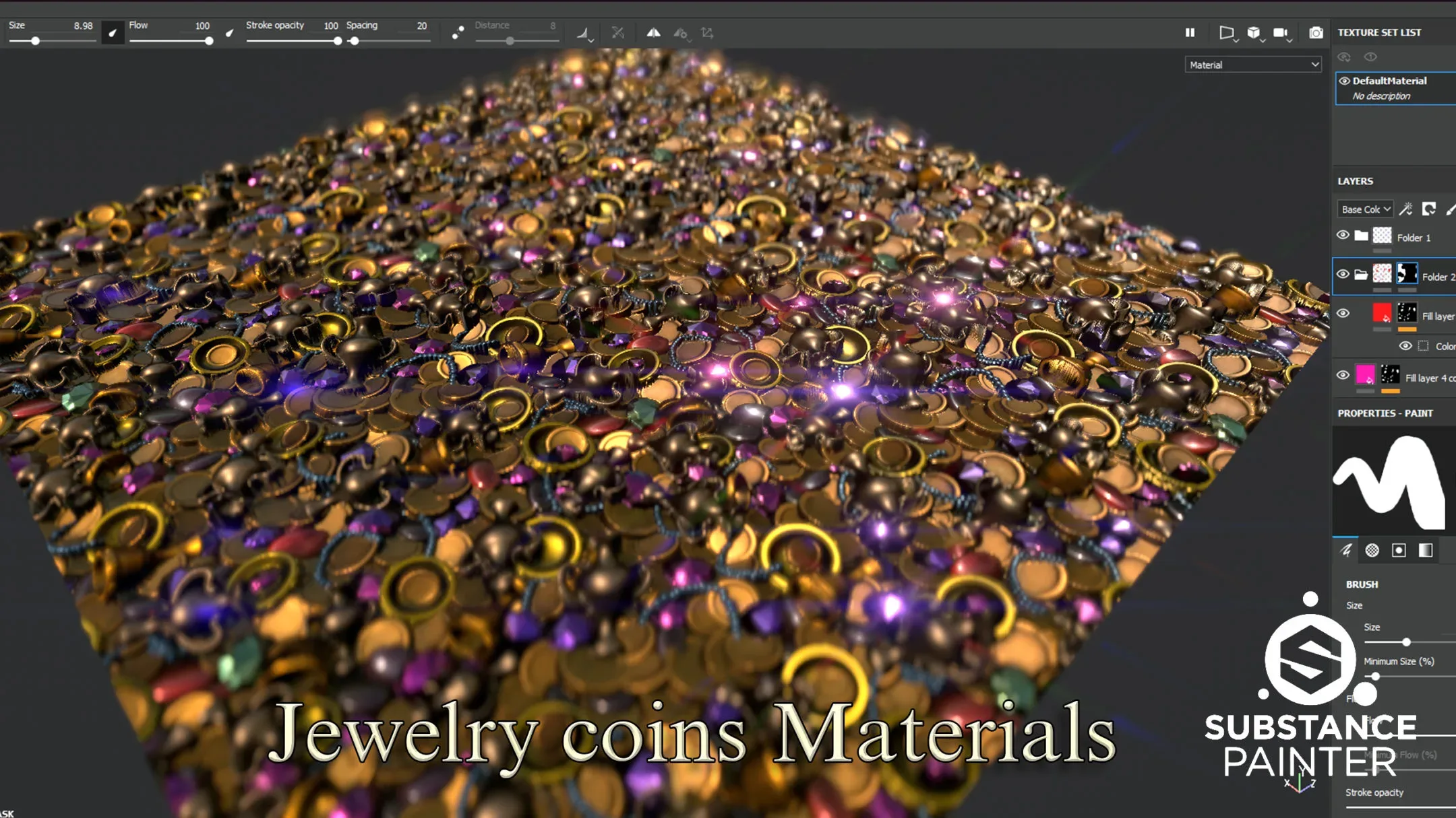 Jewelry Coins Materials - FlippedNormals
