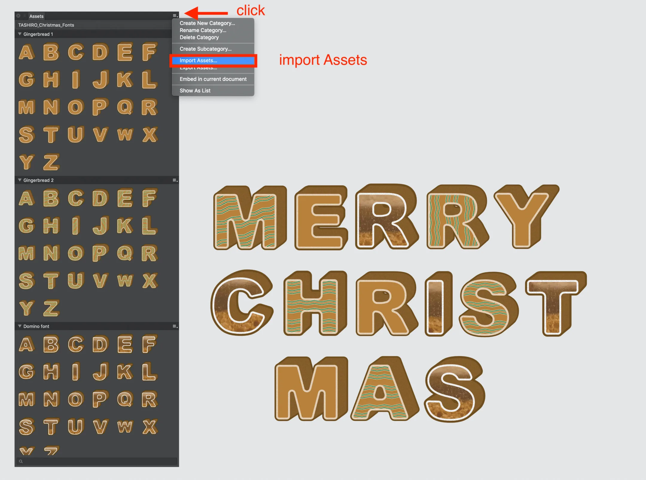 3 VECTORISED COOKIE FONTS - FlippedNormals
