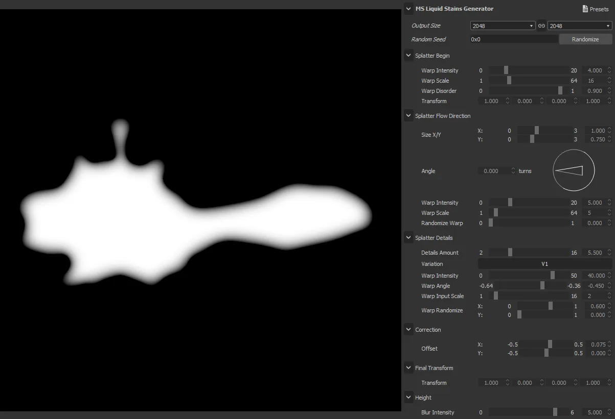 Various Splatter Generators/Textures - FlippedNormals