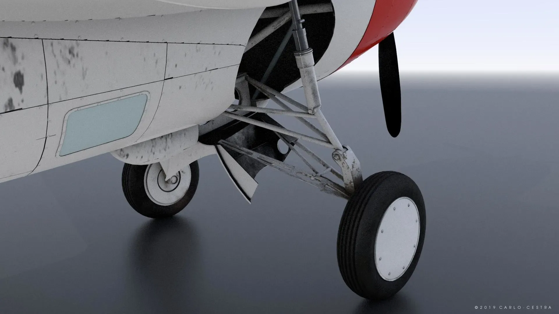 GRUMMAN F4F-3 WILDCAT VF7 - 7F3 - FlippedNormals