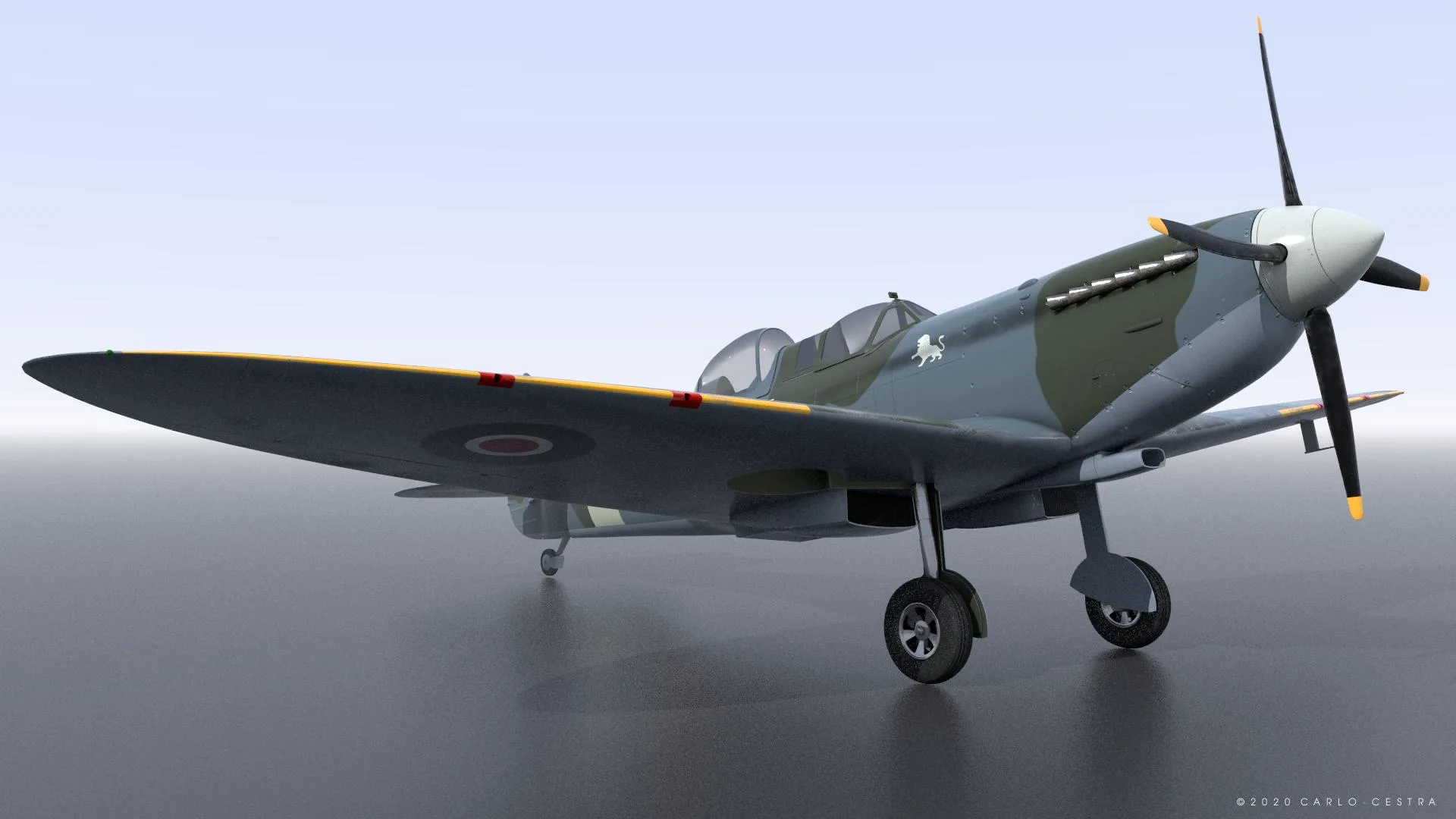 SUPERMARINE SPITFIRE TR MK9 - FlippedNormals
