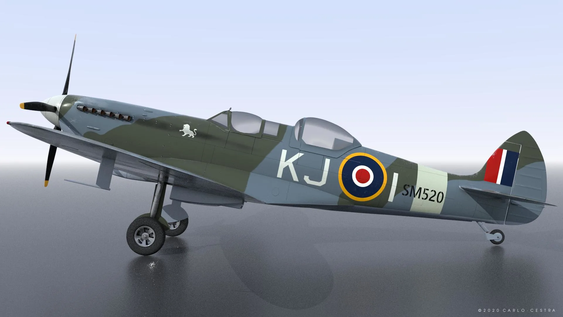 SUPERMARINE SPITFIRE TR MK9 - FlippedNormals