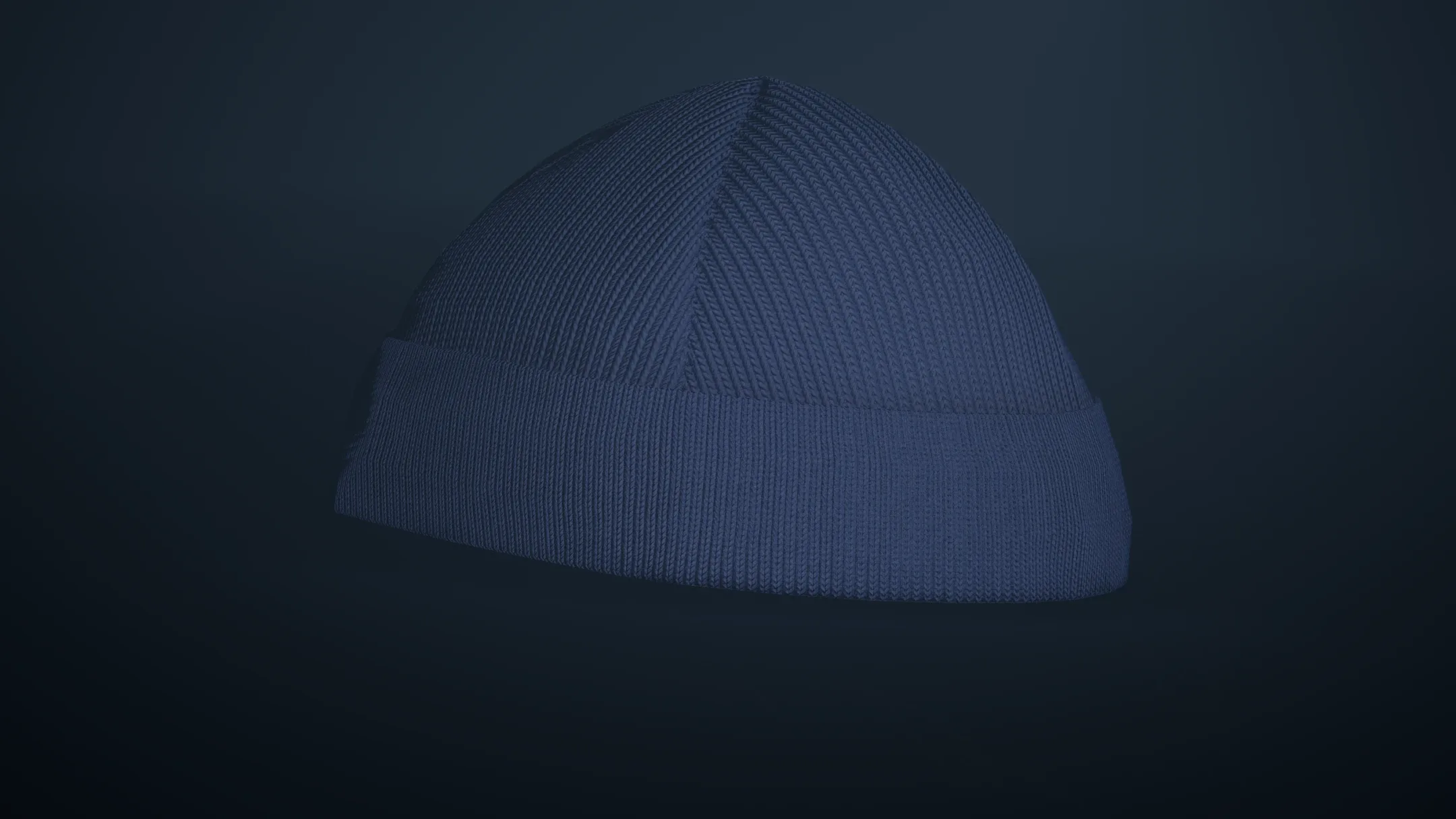 Blue Arctic Disc Toque Beanie - FlippedNormals