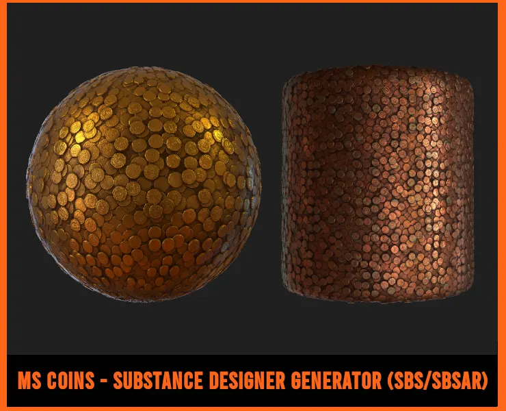 Stylized Coins Generator - Personal/Studio - FlippedNormals