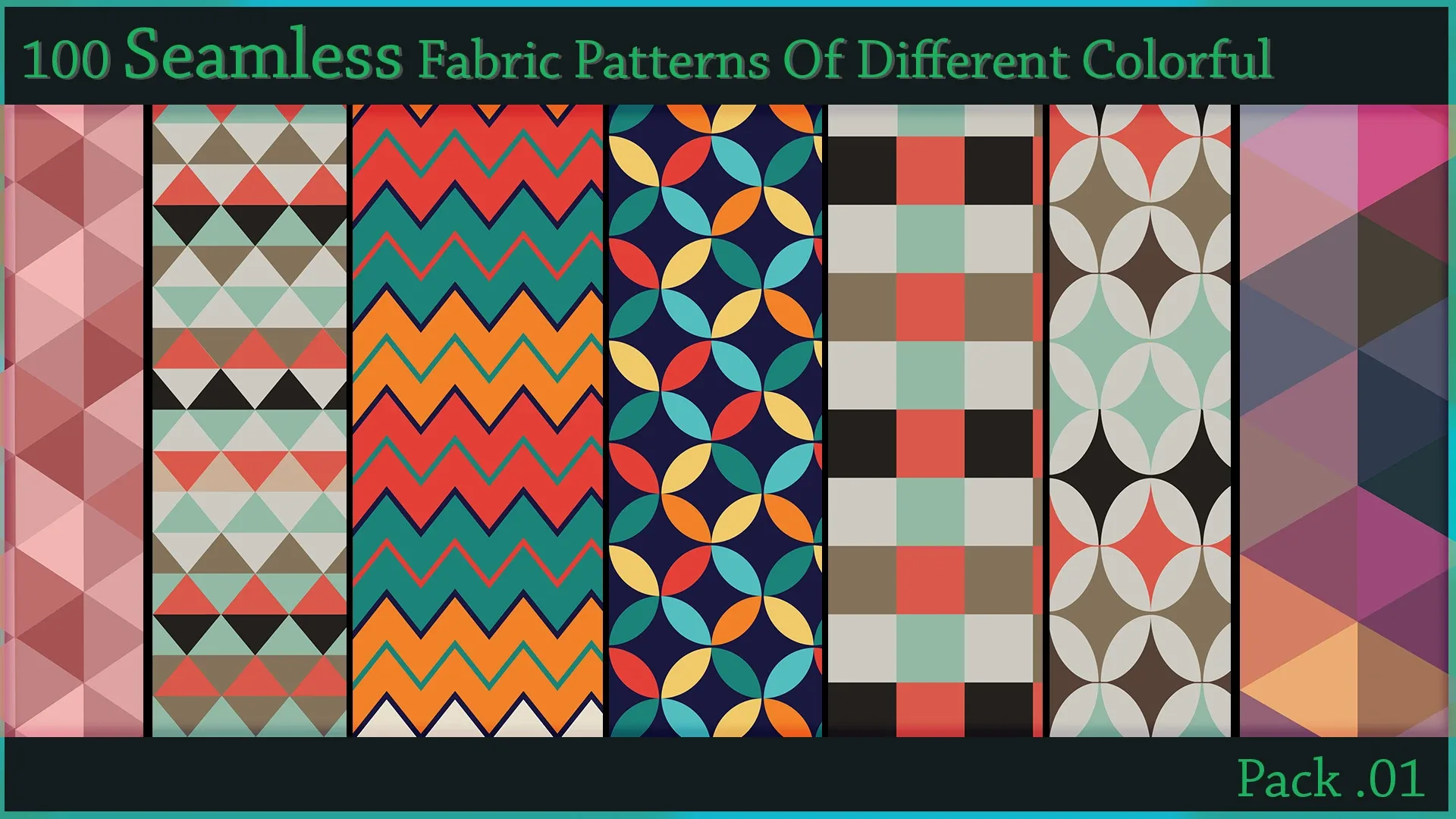 100 Seamless Fabric Patterns - FlippedNormals
