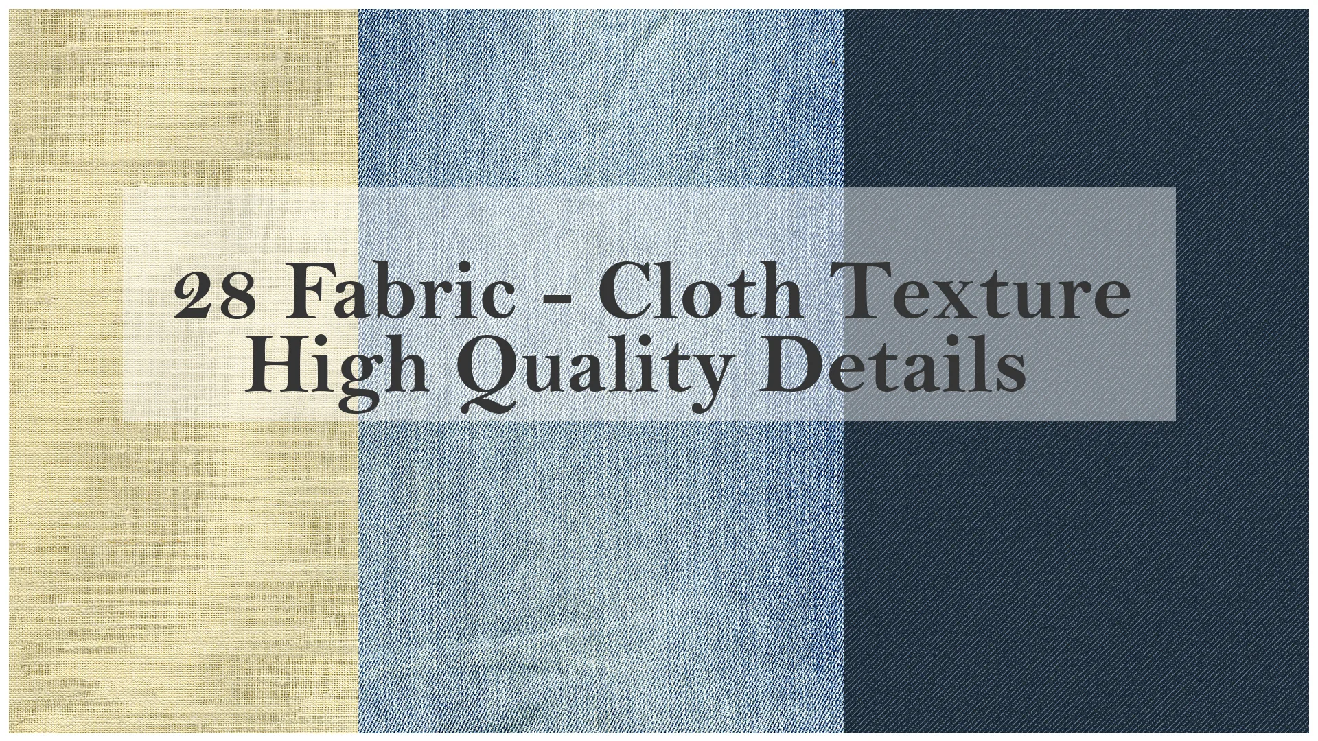 28 Fabric Cloth Textures - FlippedNormals