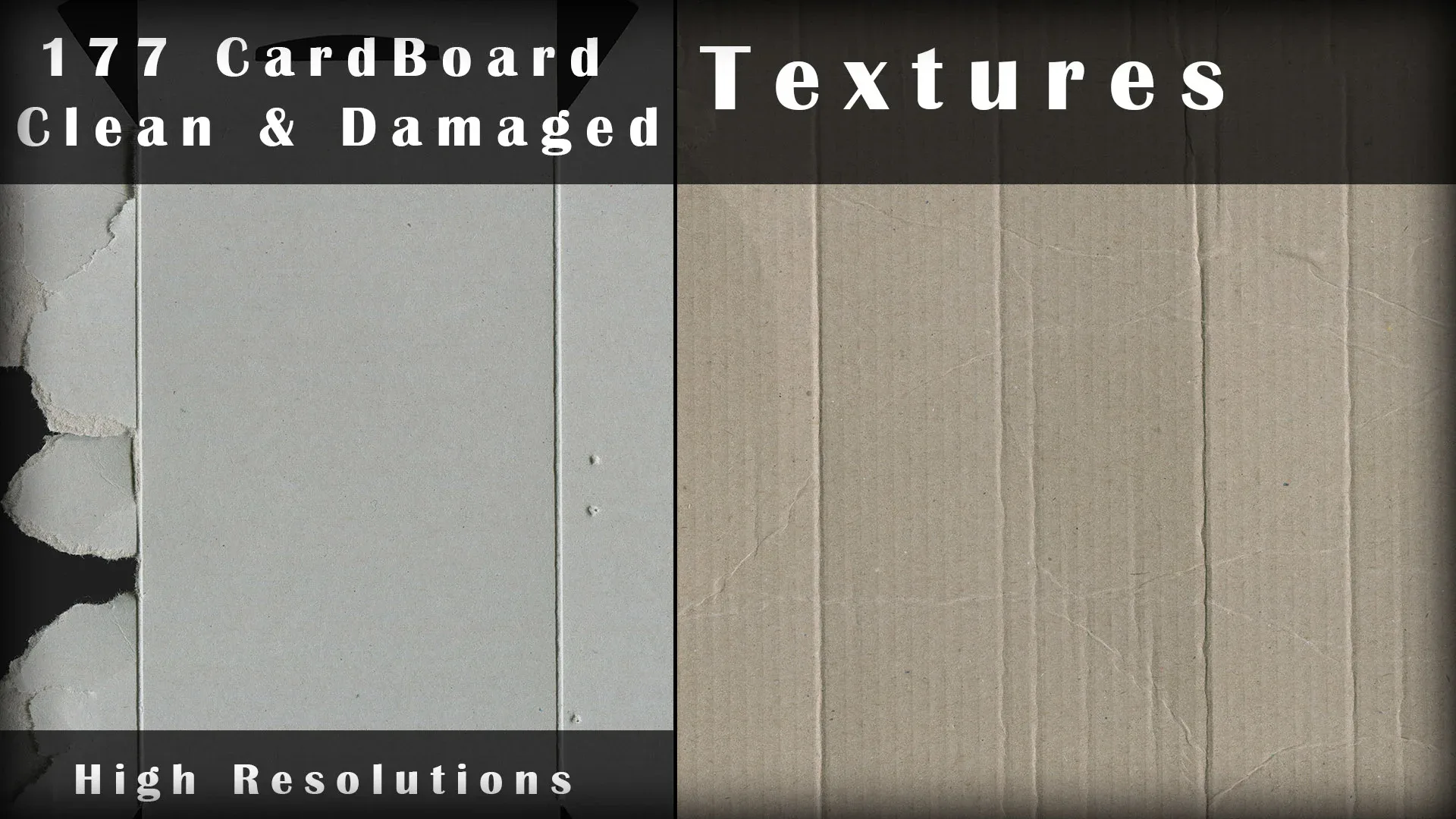 177 CardBoard Textures - FlippedNormals