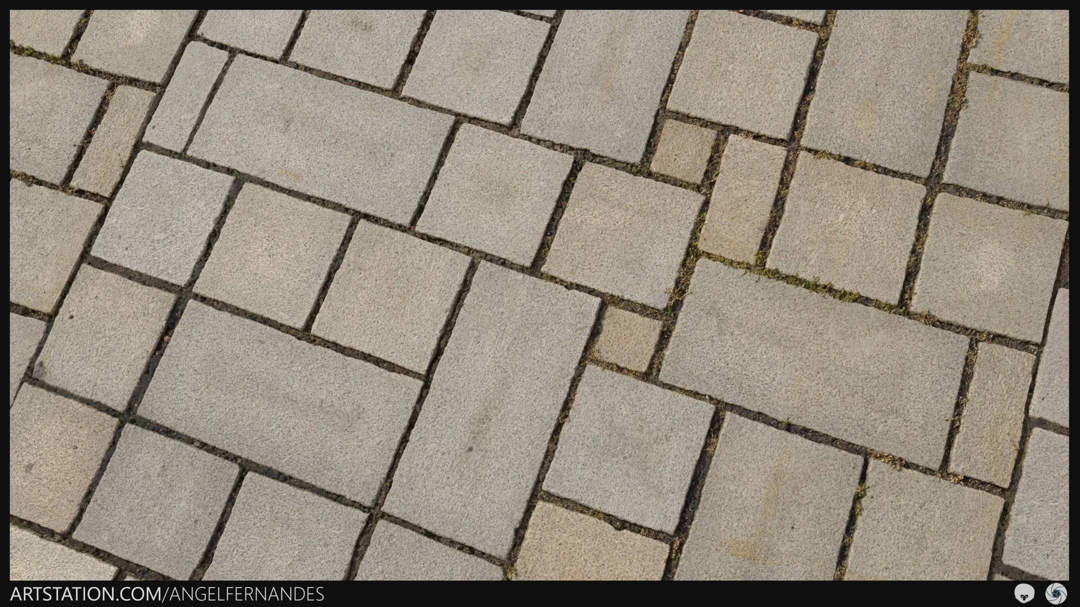 Photogrammetry - Tile Park Floor - FlippedNormals