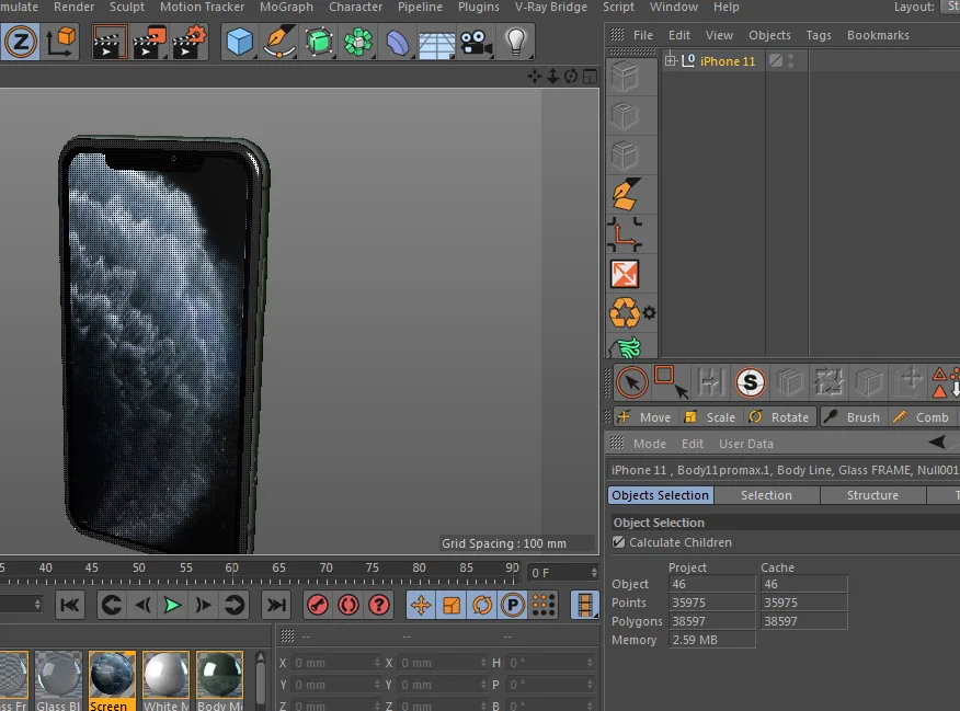 iPhone 11 Realistic Model - FlippedNormals