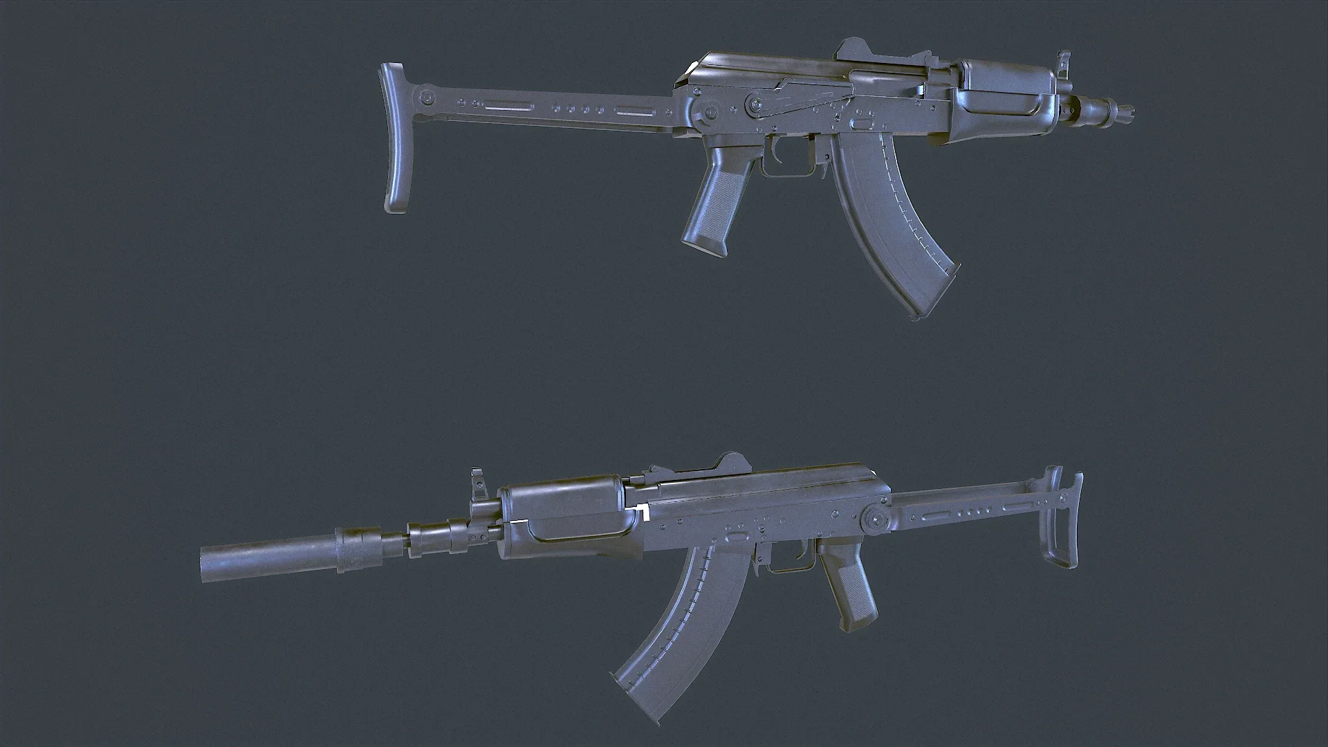 AKS Russian Assault Rifle Game - FlippedNormals