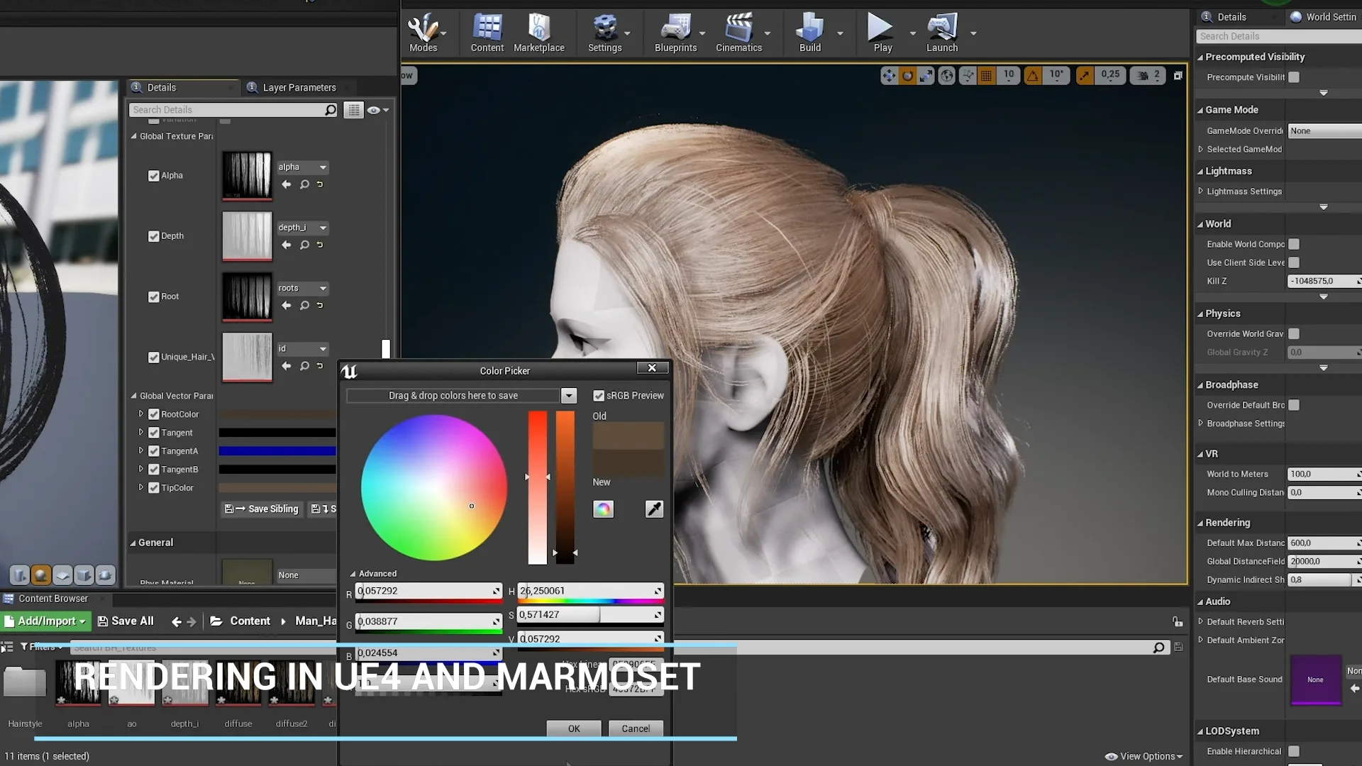 Real-Time Hair Tutorial - FlippedNormals