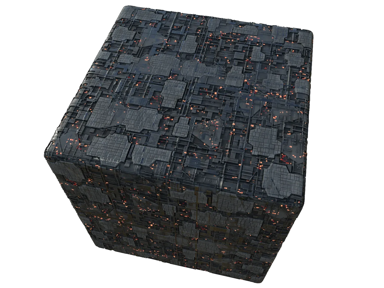 Alien Spaceship Hull .sbs .sbsar - FlippedNormals