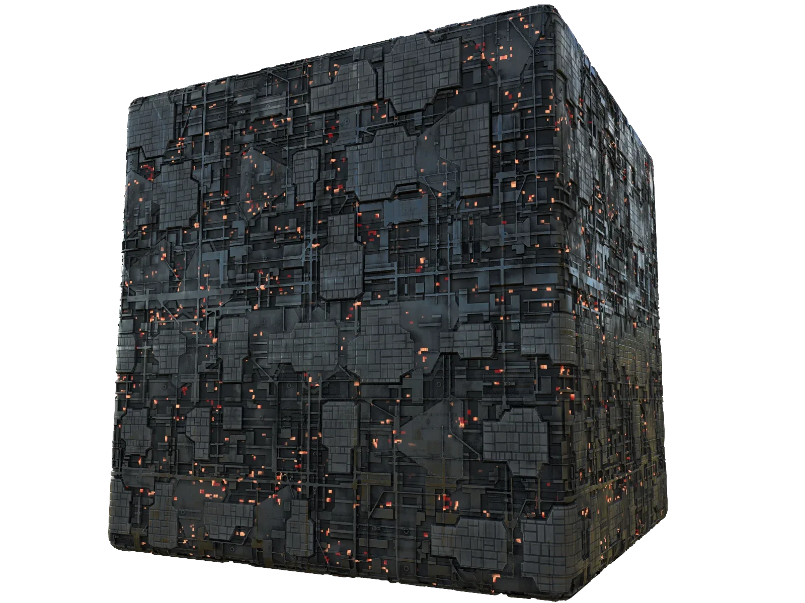 Alien Spaceship Hull .sbs .sbsar - FlippedNormals