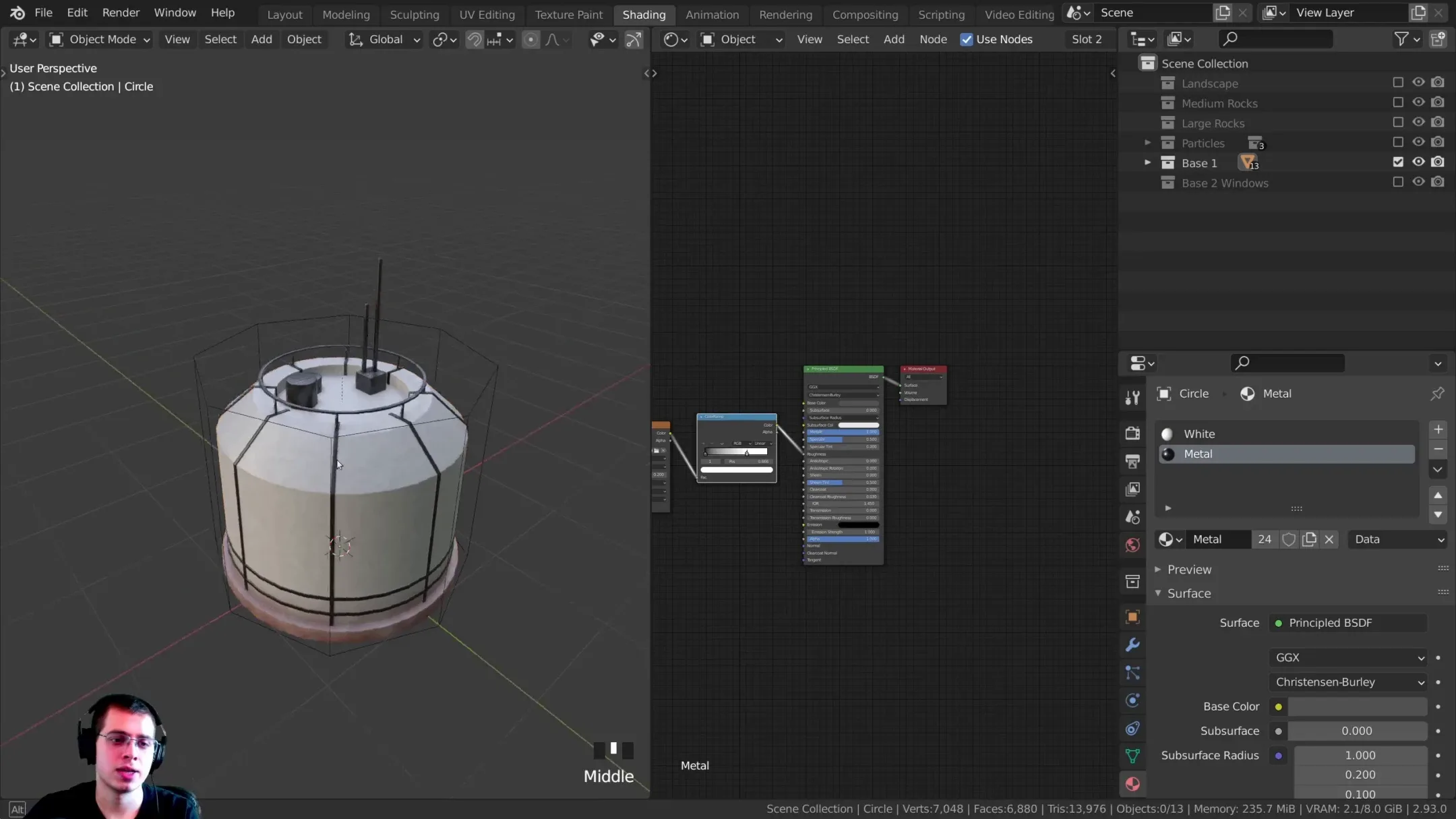 Martian Environment (Blender Tutorial - FlippedNormals