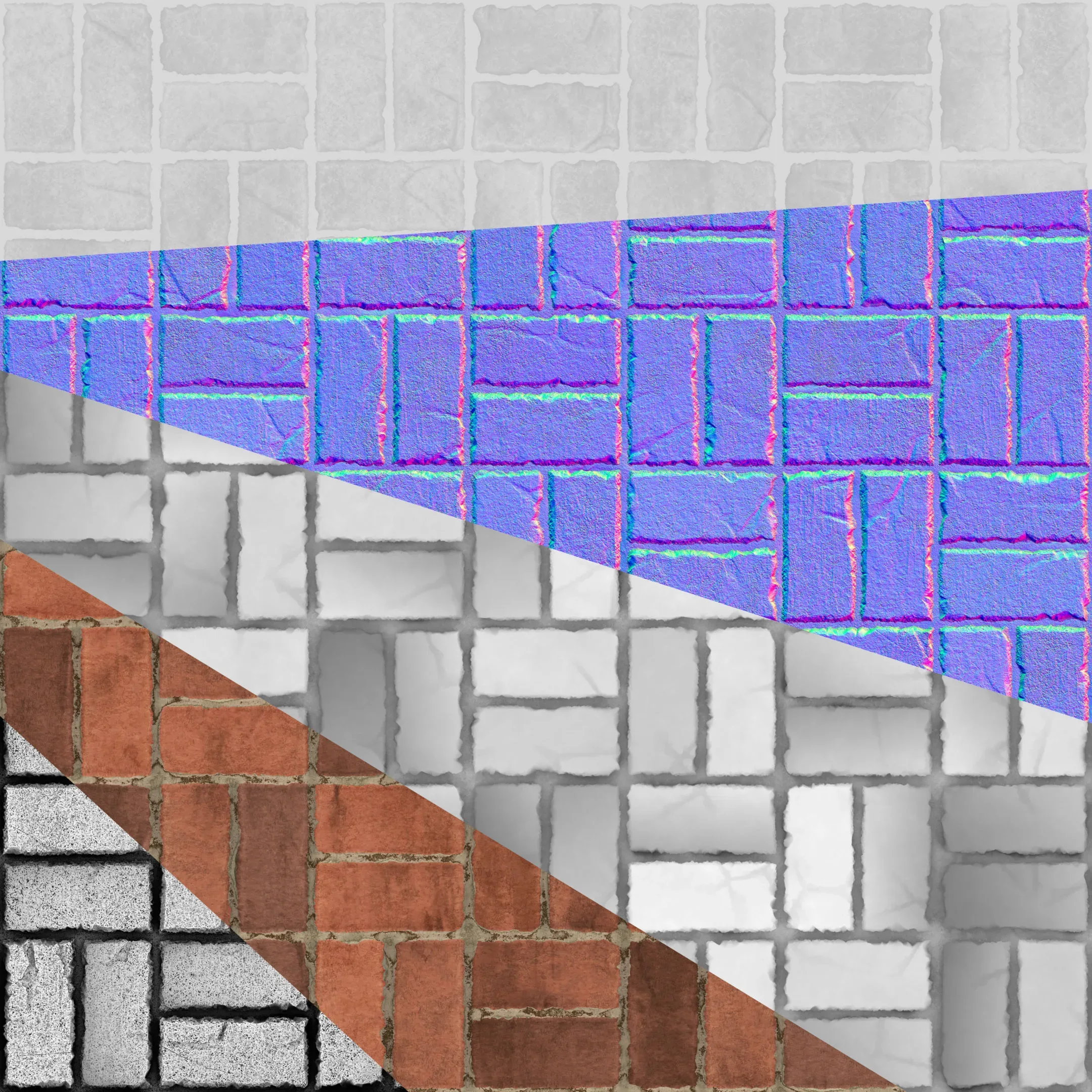 Brick Wall - FlippedNormals