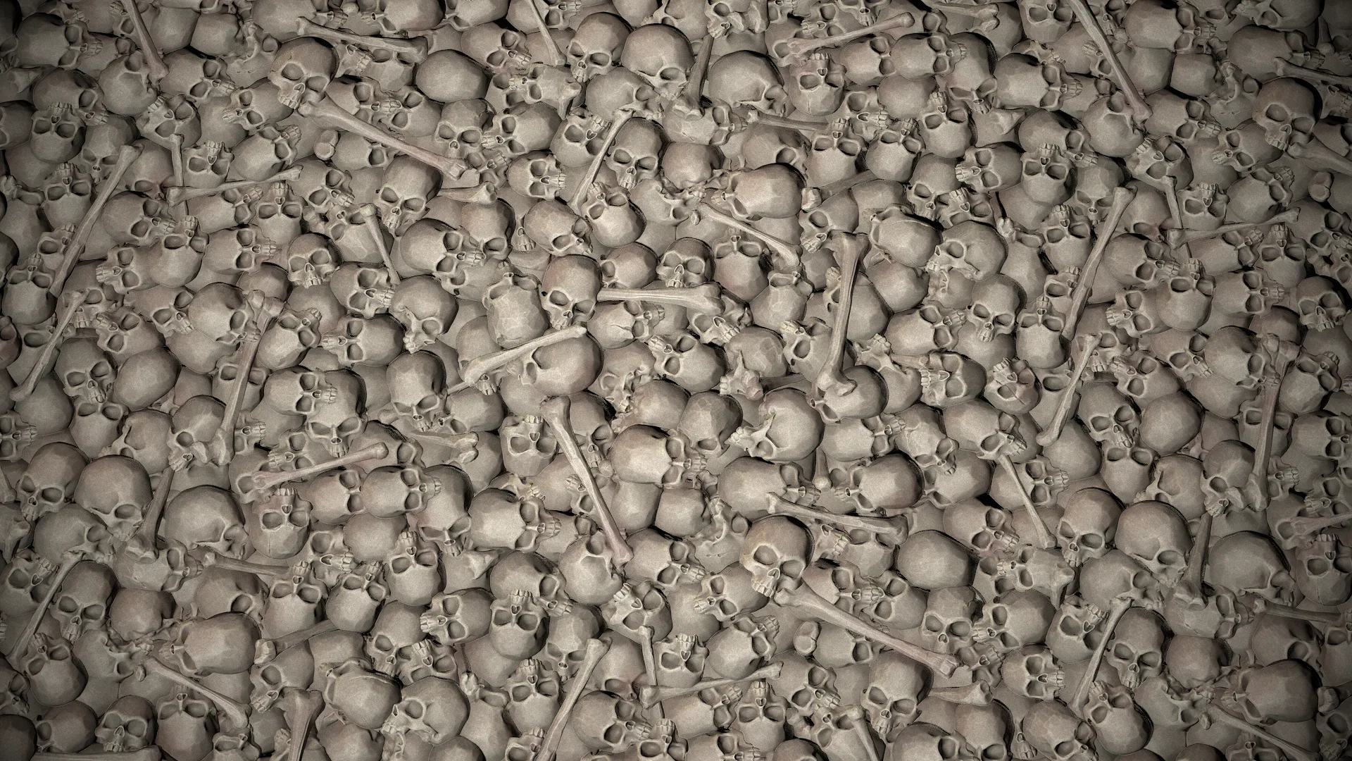 Pile of bones tile Texture - FlippedNormals