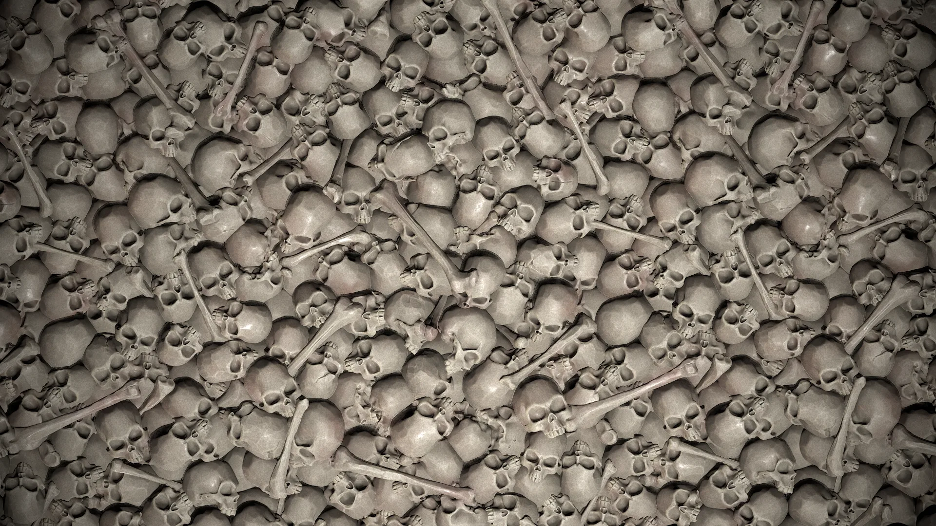 Pile of bones tile Texture - FlippedNormals