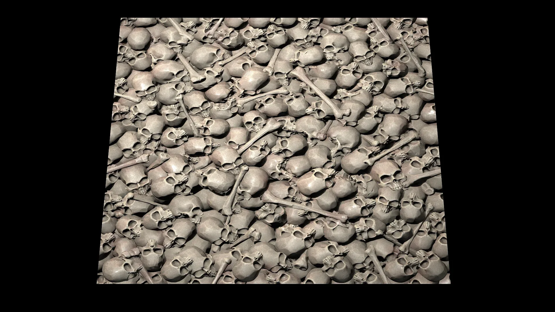 Pile of bones tile Texture - FlippedNormals