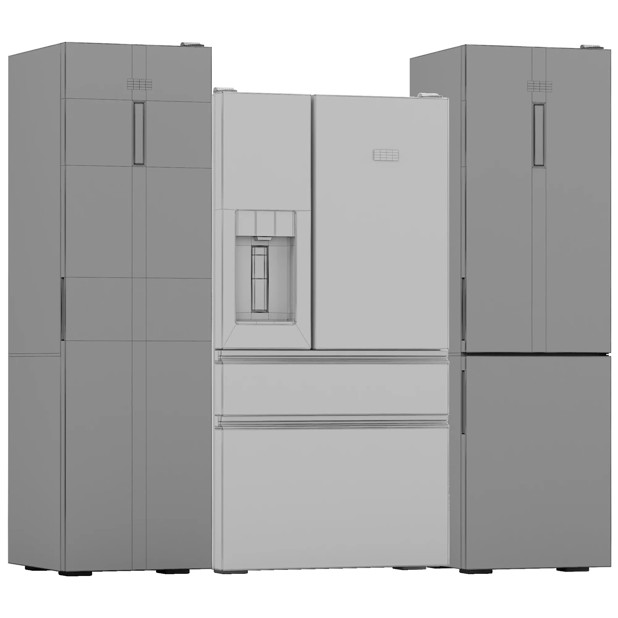 AEG refrigerators set - FlippedNormals