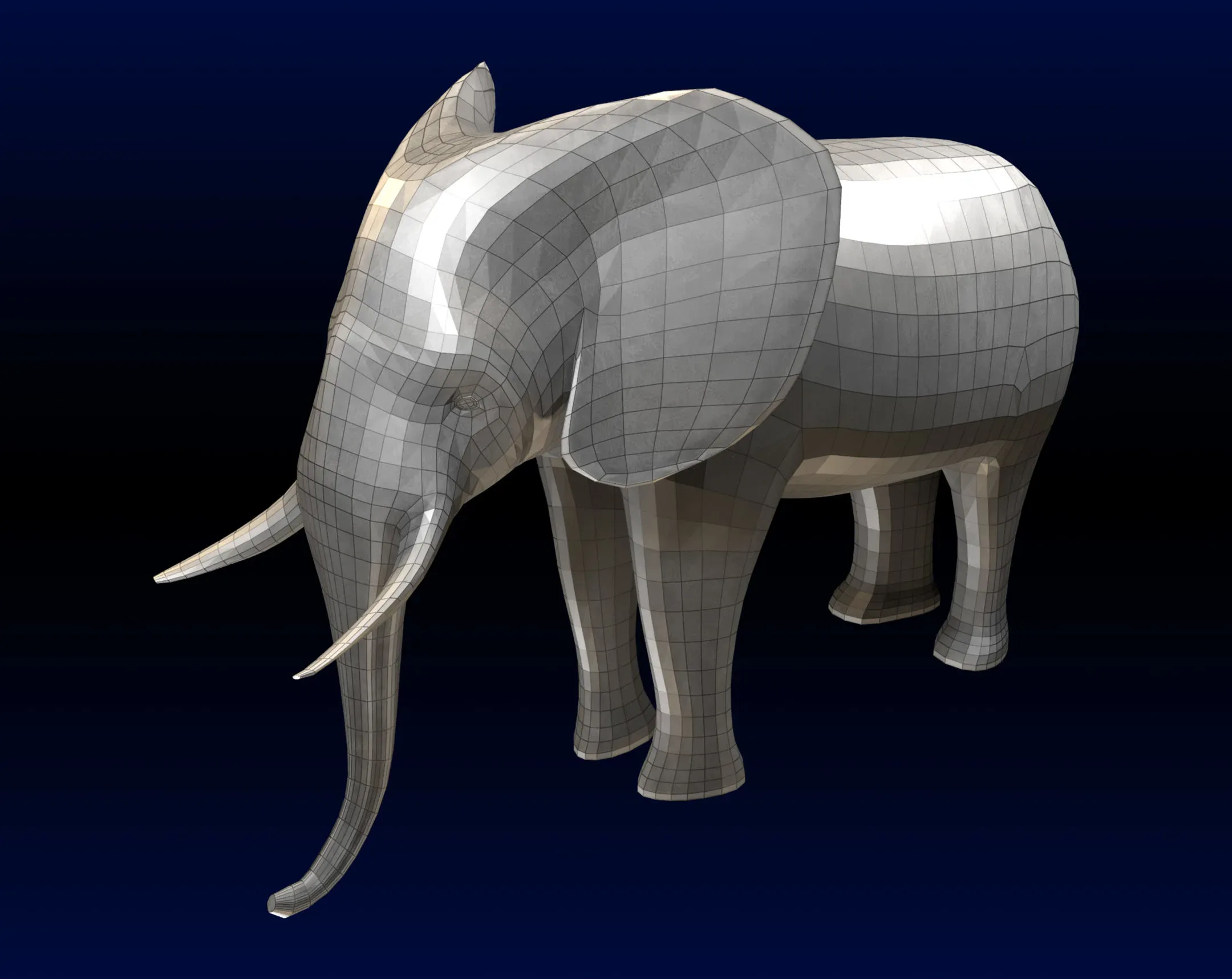 Animal basemesh - FlippedNormals