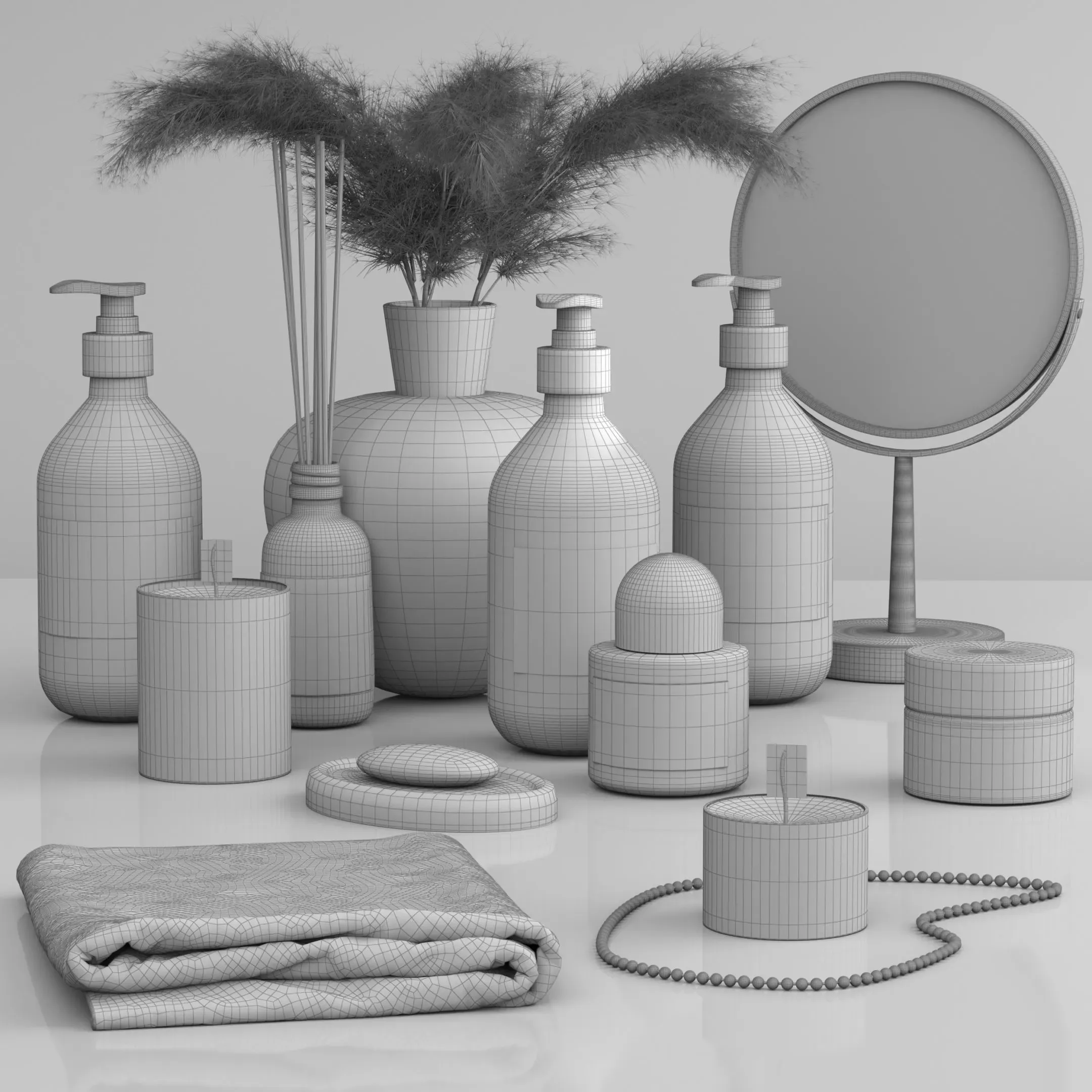 Bathroom Accessories Set Flippednormals