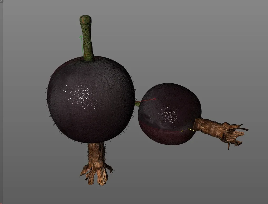 Jostaberry 3d model - FlippedNormals