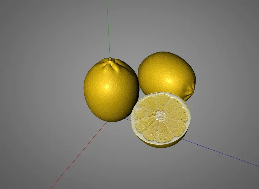 Lemon 3d model - FlippedNormals