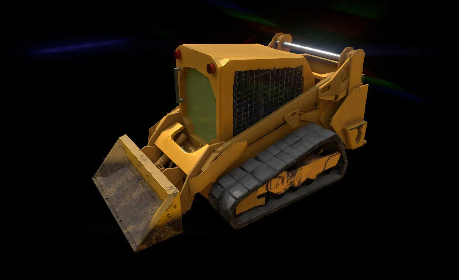 Compact track loader 3d model - FlippedNormals
