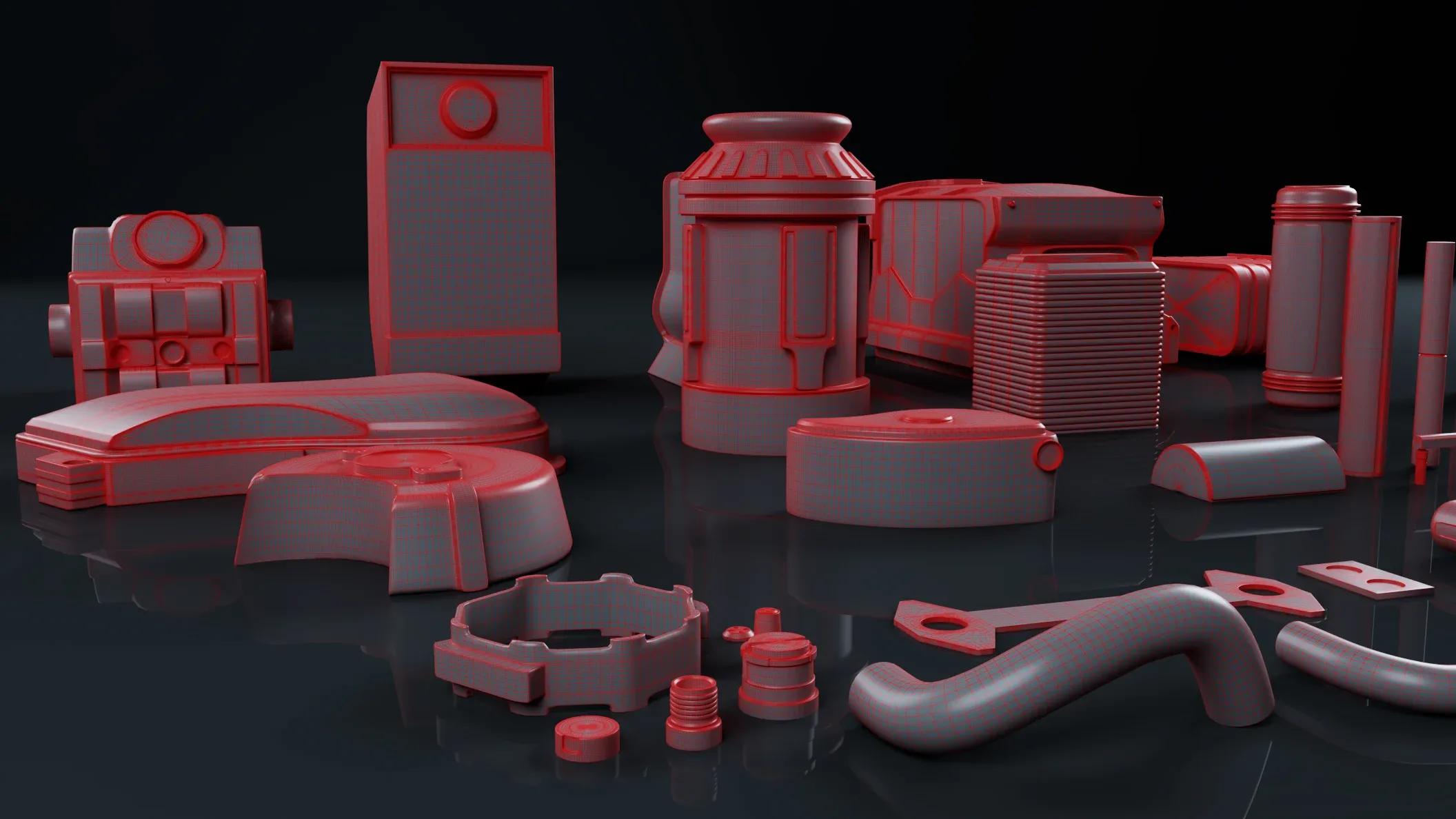 SciFi Engine Pack - FlippedNormals