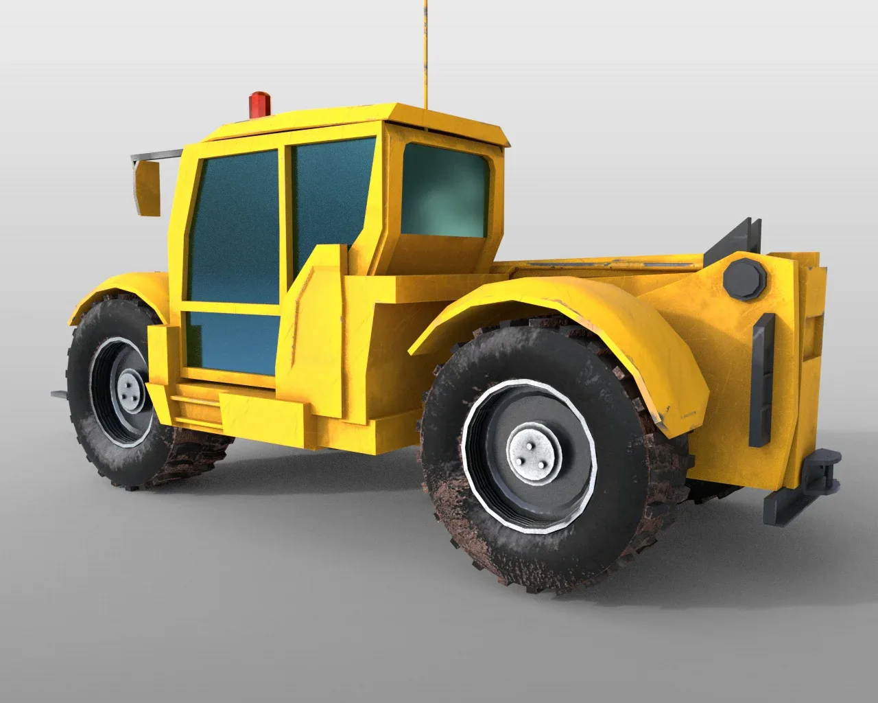 Telehandler 3d model - FlippedNormals