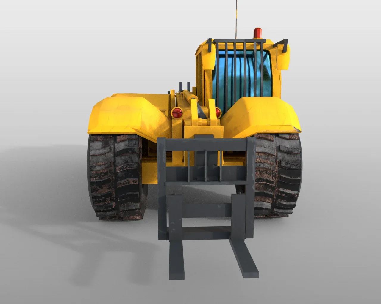 Telehandler 3d model - FlippedNormals