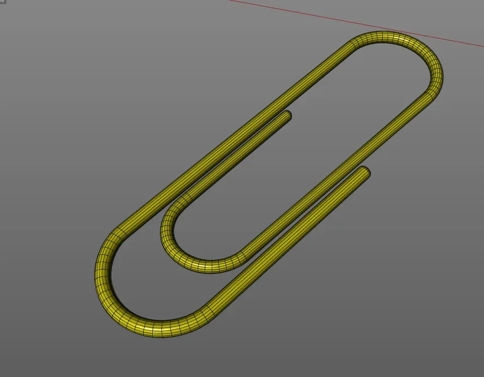 paper clips 3d model - FlippedNormals