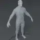 Male Body Base Mesh 3D Model - FlippedNormals