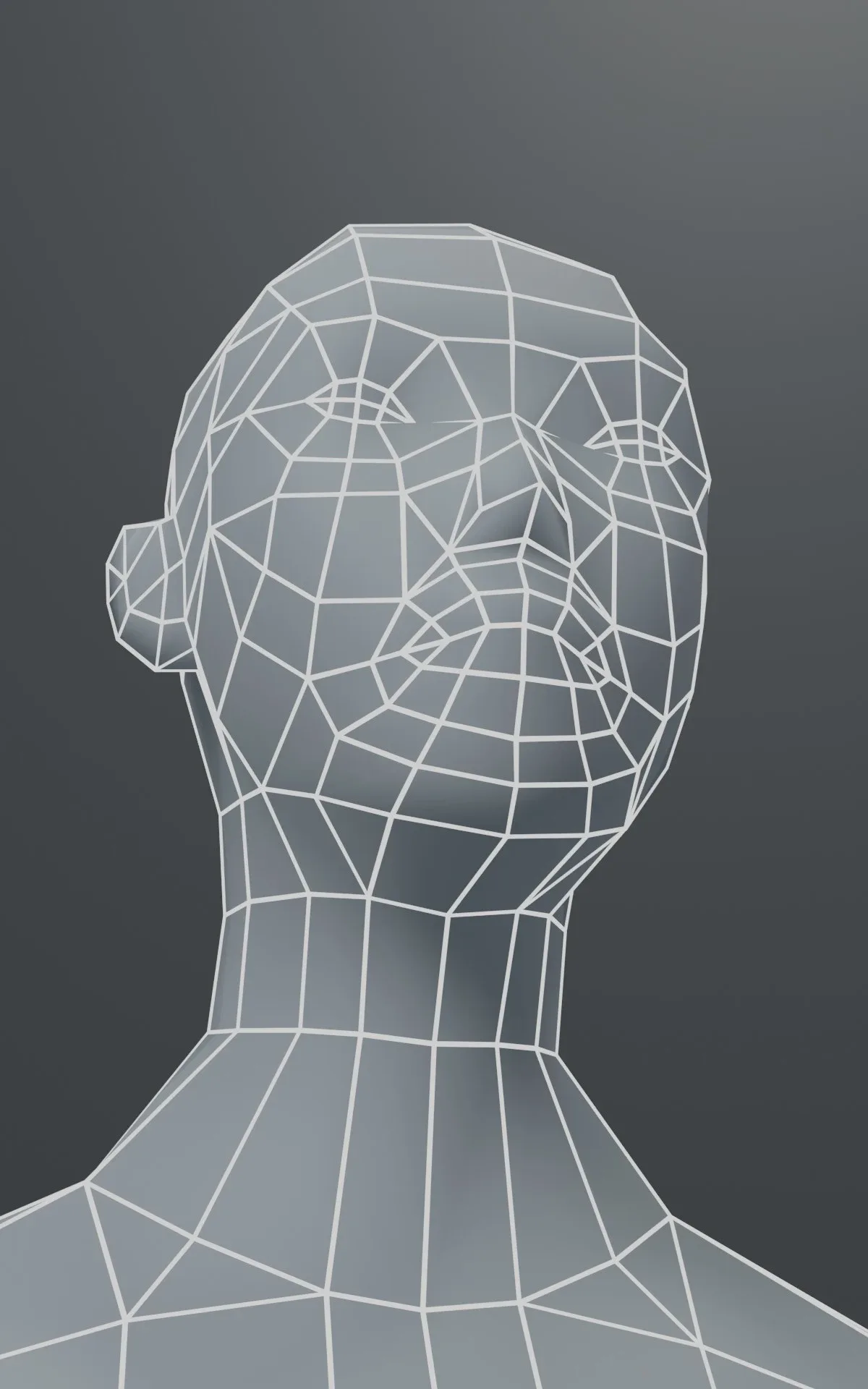 Female Body Base Mesh 3D Model - FlippedNormals