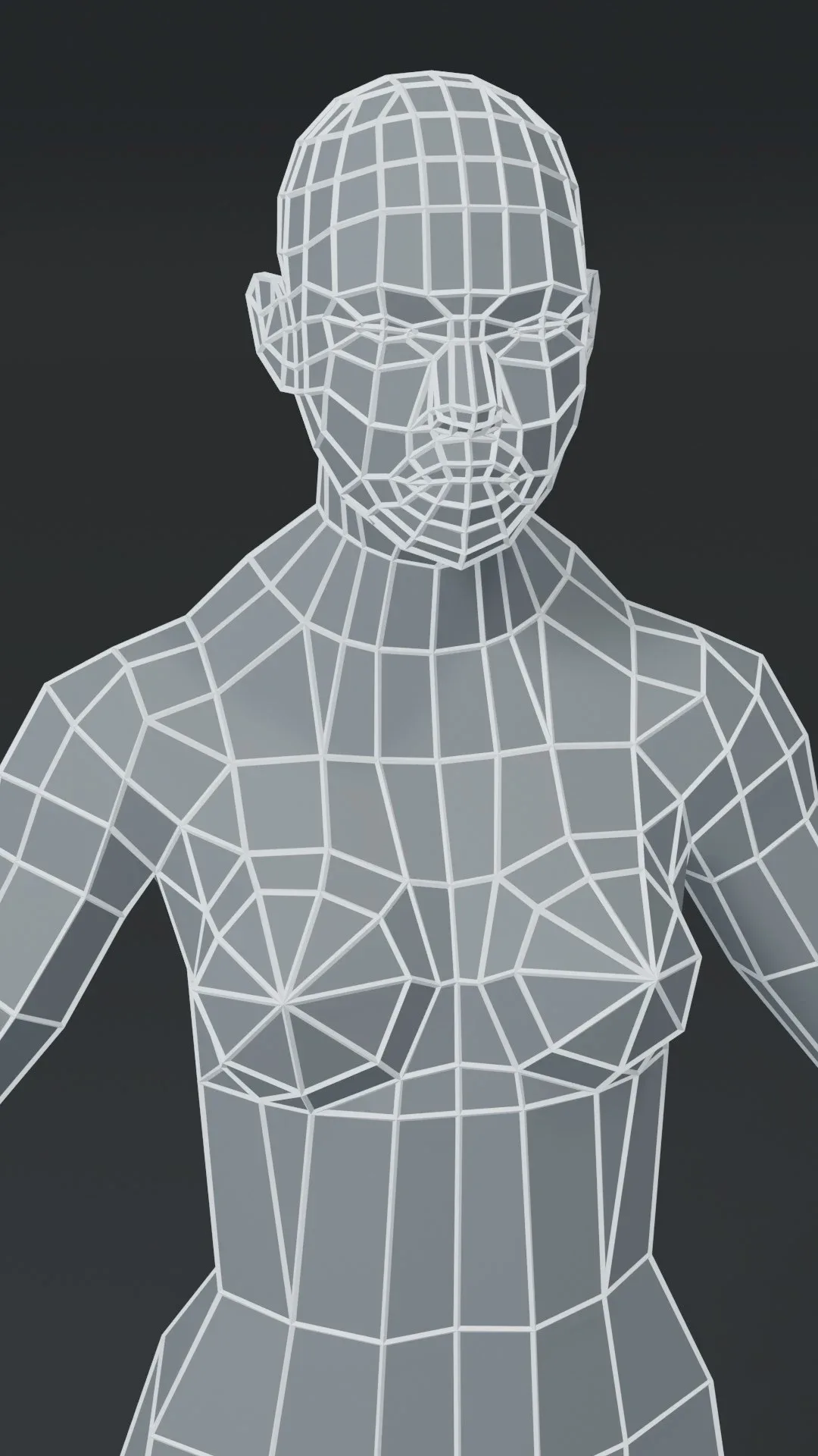 Superhero Muscular Female Body - FlippedNormals