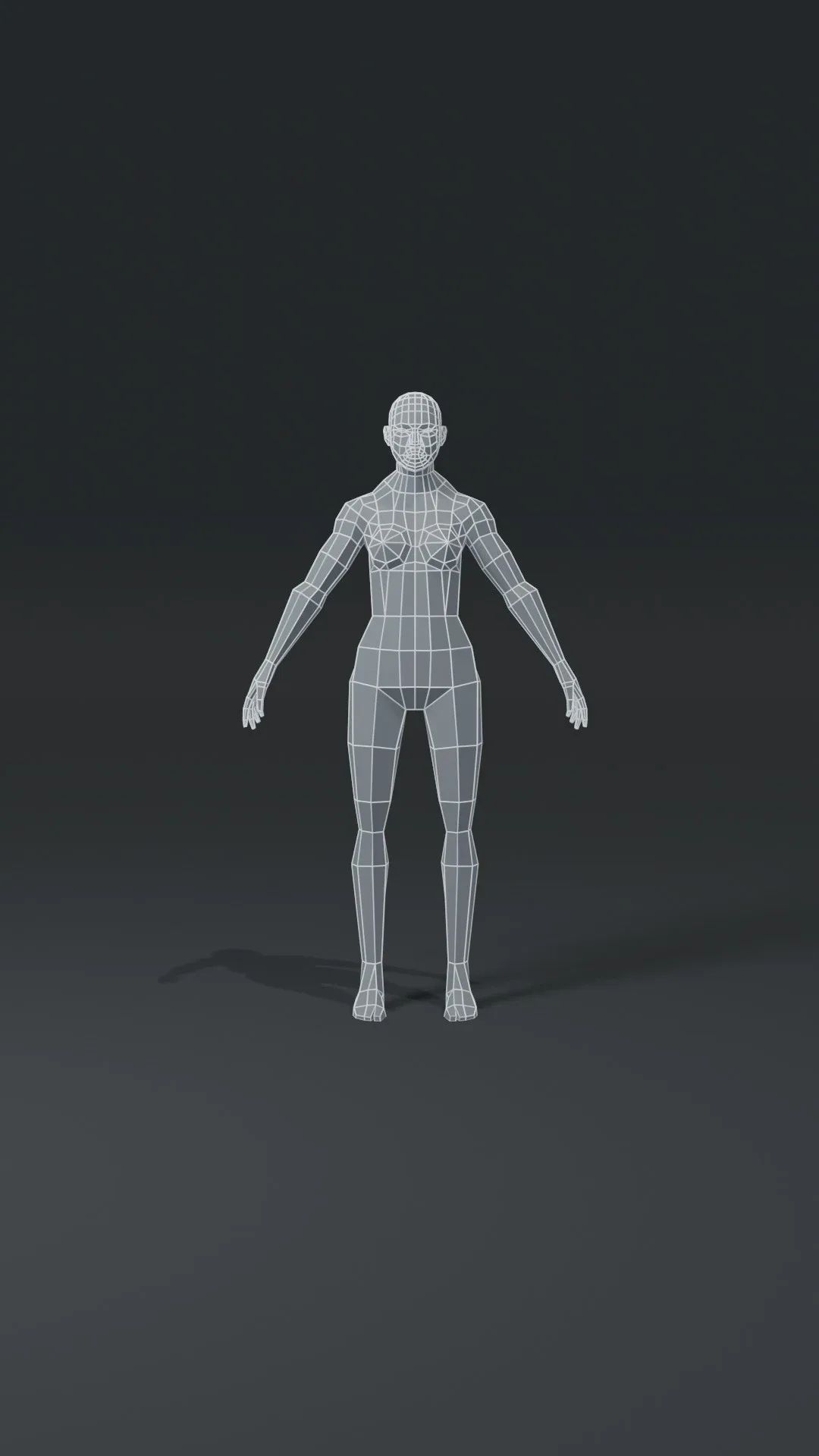 Superhero Muscular Female Body - FlippedNormals
