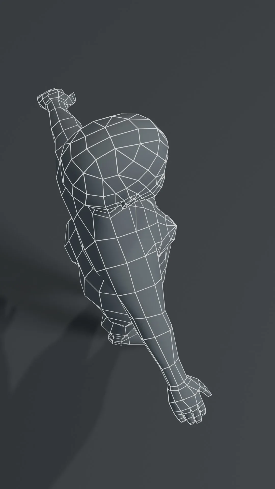 Fat Girl Kid Body Base Mesh 3D - FlippedNormals